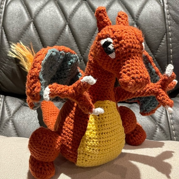 Other | Handmade Crochet Pokemon Charizard | Poshmark